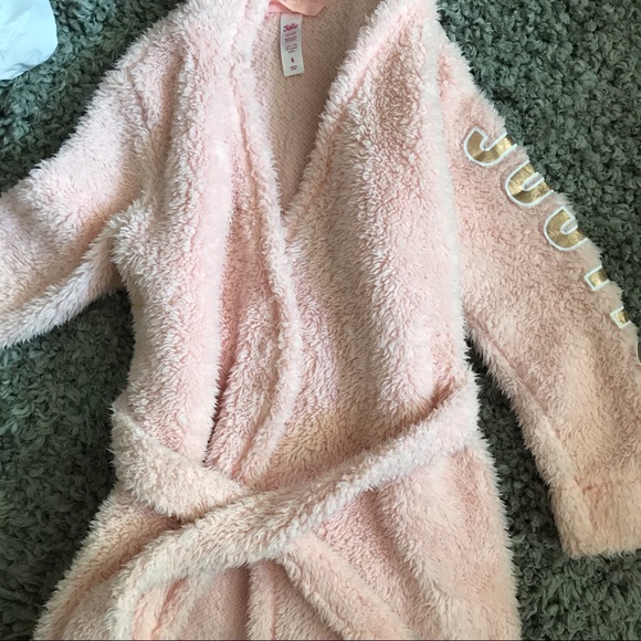 Justice | Pajamas | Girls Pink Furry Robe | Poshmark
